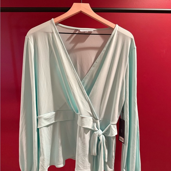 Jennifer Lopez | Intimates & Sleepwear | Jennifer Lopez Light Blue Wrap ...